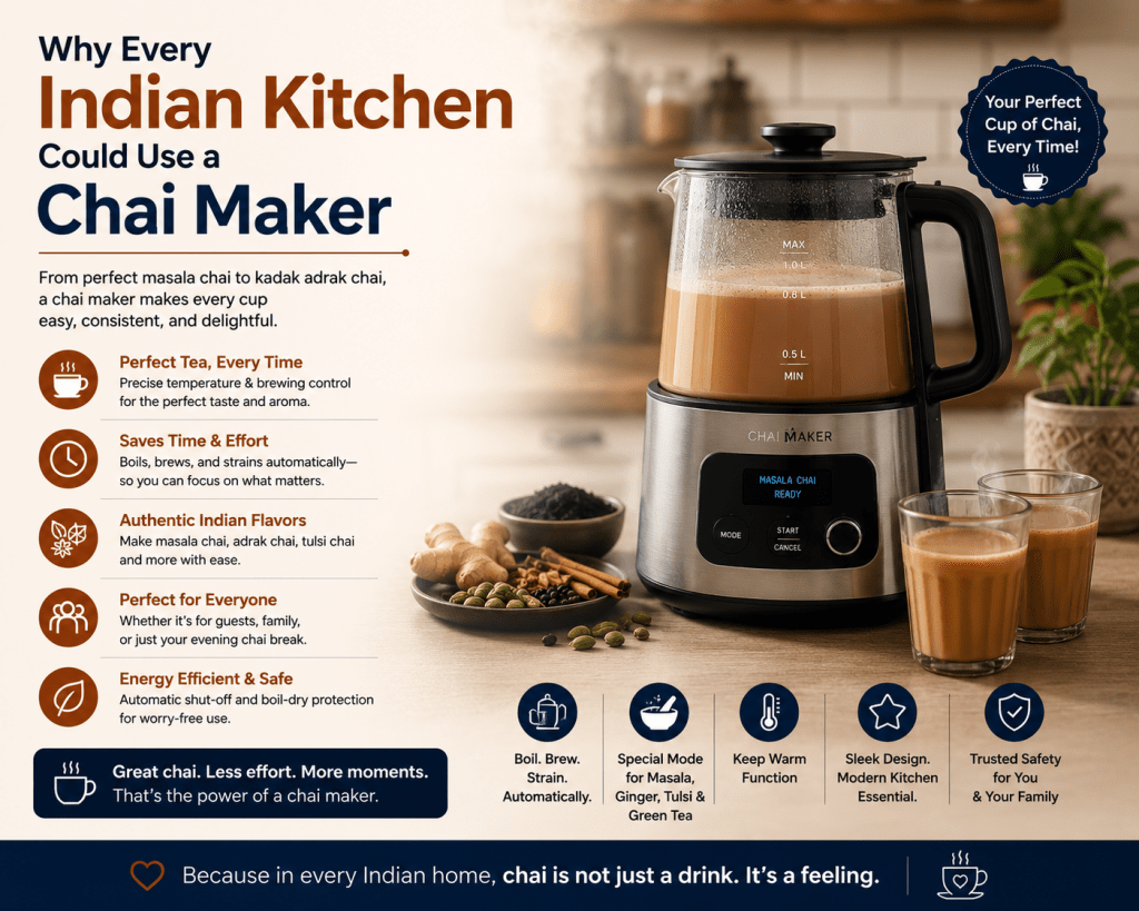 Why Every Indian Kitchen Could Use a Chai Maker - Maxicus